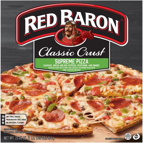 Red Baron Pizza Classic Crust Supreme 23 45 Oz