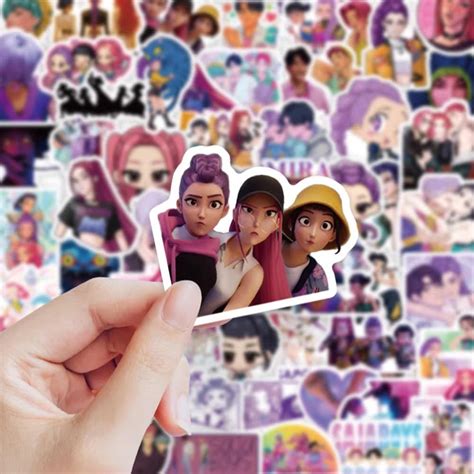 75 Pcs K Pop Demon Hunters Sticker Pack Korean Animated Film