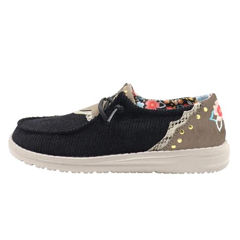 Hey Dude Wendy Rodeo Black Texas 36 Apparel