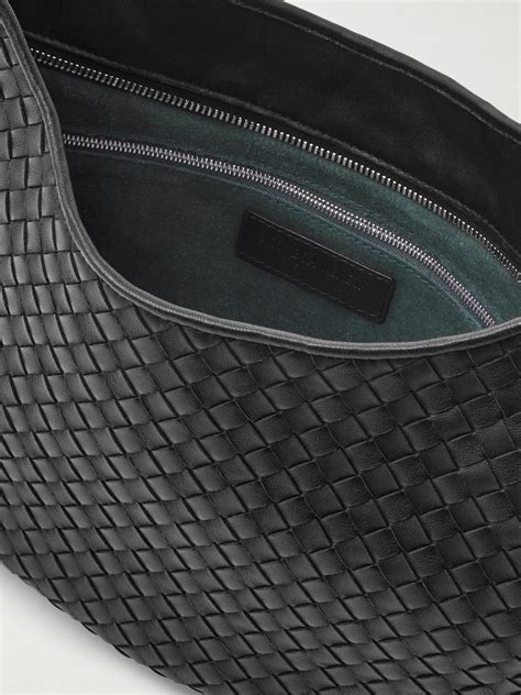 Bottega Veneta Intrecciato Leather Messenger Bag Bottega Veneta