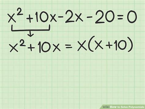 How To Solve Polynomials 13 Steps With Pictures Wikihow