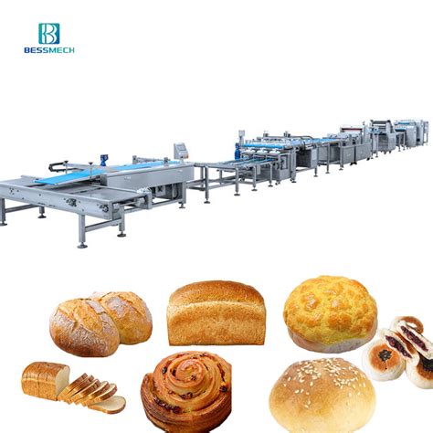 Food Manufacturing Machine Bakery Equipment Bread Production 9000kgh