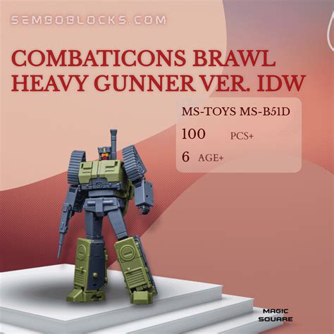Magic Square Ms B51d Creator Expert Combaticons Brawl Heavy Gunner Ver
