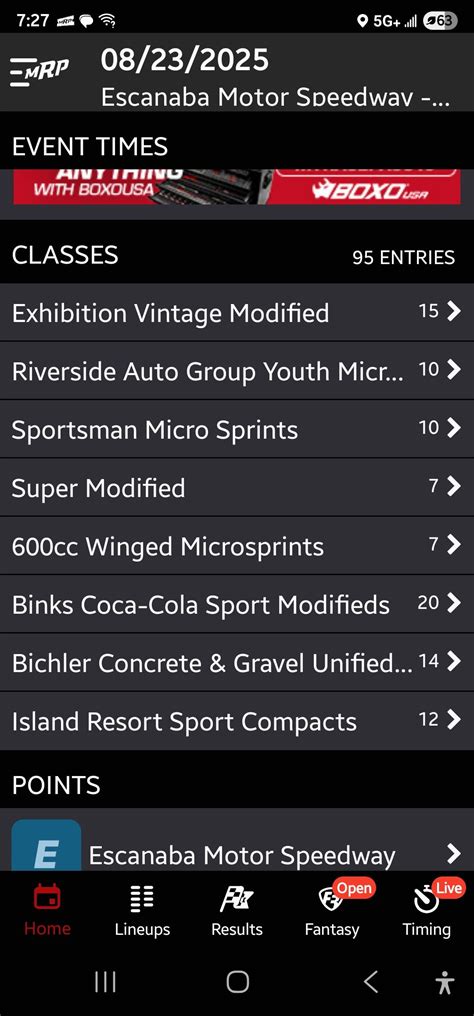 Escanaba Season High 95 Cars Still Time To Get Here To Watch The Bob