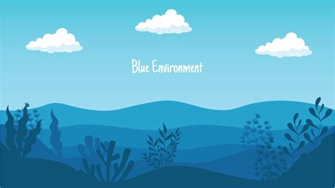 Free Environment Blue Background Template To Edit Online