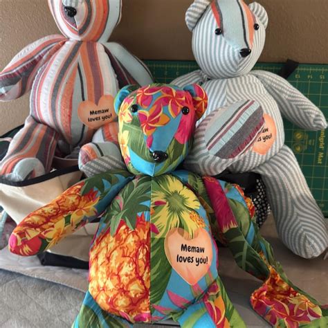 Memory Bear Pattern Sewing Tutorial Mega Bundle 6 Sizes Etsy