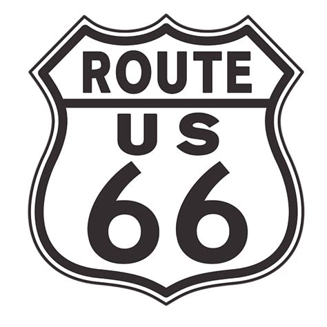 Us Route 66 Sign Greeting Card By Digitalpixel