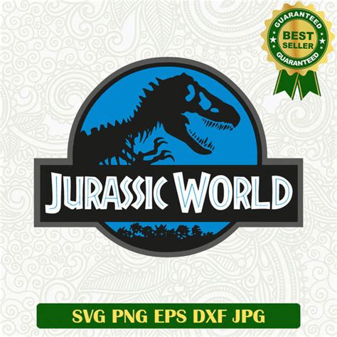 Jurassic World Logo Jurassic World Logo Vector Jurassic Etsy 300x300
