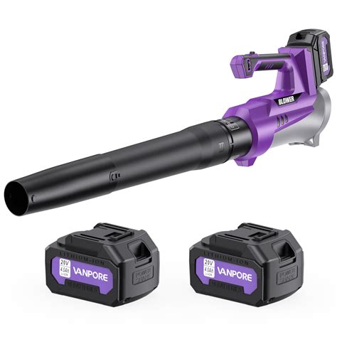 Vanpore Electric Leaf Blower Cordless580 Cfm 6 Gear Wind