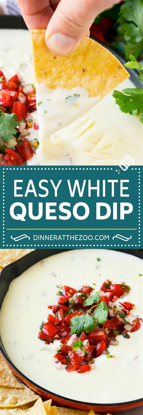 This Mexican White Queso Dip Is A Creamy And Zesty Cheese Dip That