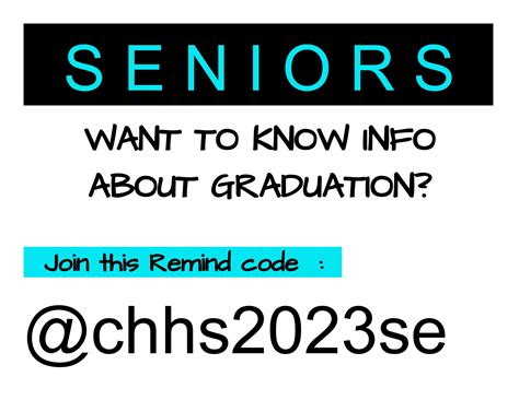 Senior Remind Code Central Haywood High School