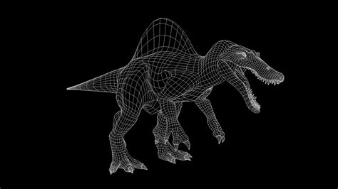 3d Jurassic Park 3 Spinosaurus Turbosquid 2352373