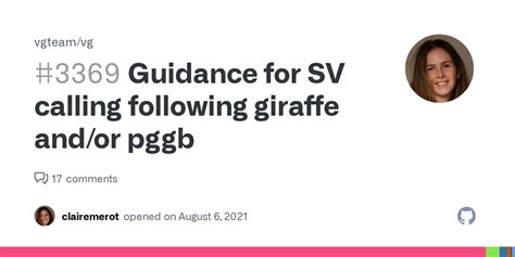 Guidance For Sv Calling Following Giraffe Andor Pggb · Issue 3369 · Vgteamvg · Github