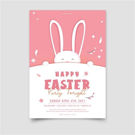 Premium Vector Easter Day Poster