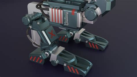 Assault Robot Model 3d Model Cgtrader