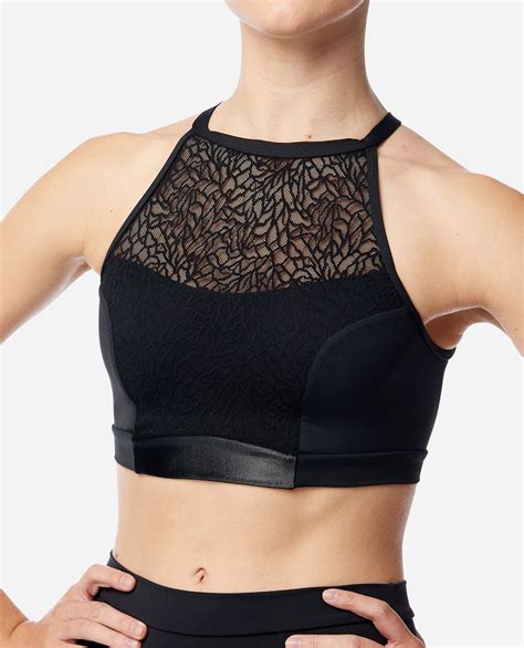 Womens High Neck Crop Top Ada Lulli