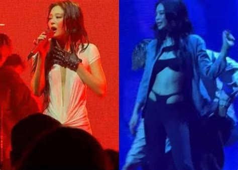 제니 파격까지 넘은 수위 노출 美 무대 의상갑론을박 뉴스1