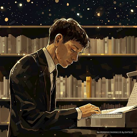 Ai创作图弹琴的男生 钢琴插画 钢琴作曲家 弹钢琴的人 钢琴王子 弹琴的男孩 钢琴诗人 插画男生 钢琴演奏家 男生插画 钢琴家 图书馆儿插 弹钢琴场景 高中插画 钢琴演奏者 昵图网