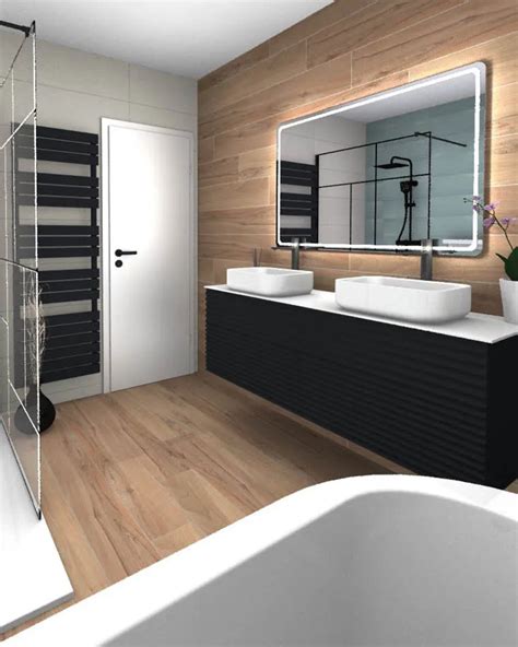 Rénovation Dune Salle De Bain Contemporaine à Poitiers Par S2ed