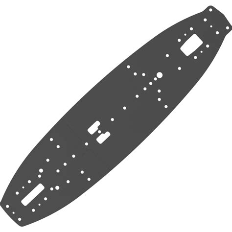 Frp Main Chassis 225mm For 3racing Cero M Chassis