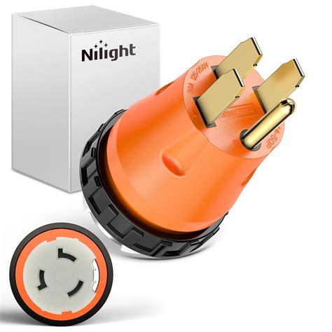 Nilight 50 Amp To 50 Amp Rv Power Adapter 125250 Volt Twist Locking