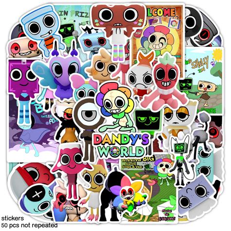 Hot Selling 50 Sheets Dandys World Dandys World Graffiti Stickers
