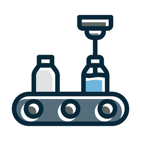 Manufacturing Vector Thick Line Filled Dark Colors Icons For Personal And Commercial Use