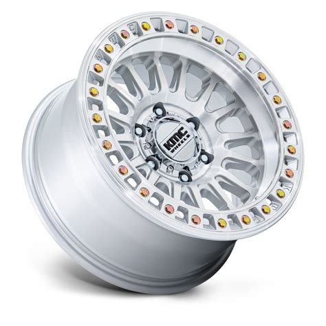 Kmc Ims Km552 Gloss Silver Machine Face Gas Wheels And Tyres