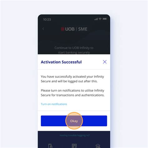Infinity Secure On Uob Sme App Uob Business
