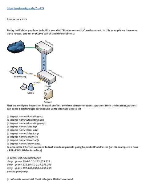 Router On A Stick Download Free Pdf Ip Address Router Computing