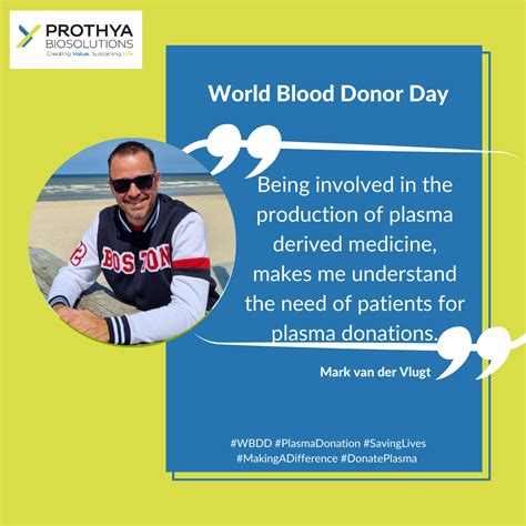 Marks Dedication A Lifelong Commitment To Plasma Donation Prothya