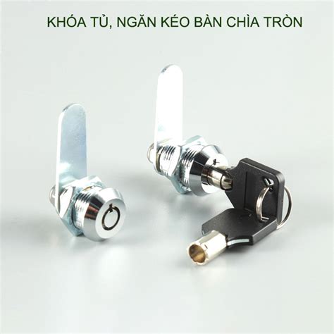 Ổ Khóa Cửa Tủ Ngăn Kéo Bàn An Toàn Loại Dài 16 20 25 30mm Tùy Chọn