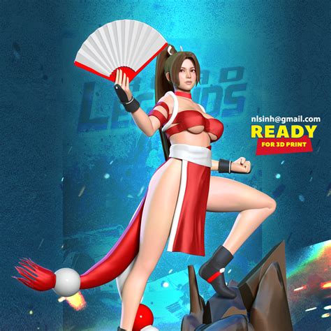 3d File Mai Shiranui 👫・template To Download And 3d Print・cults