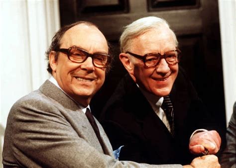 Comedian Eric Morecambe With Actor Sir Alec Guinness Sir Alec I 1980