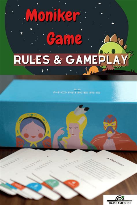 Moniker Game Rules And Gameplay