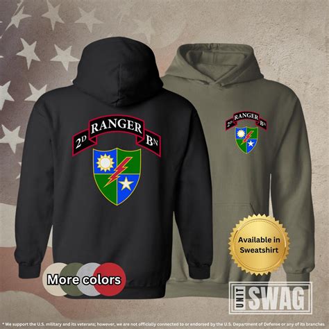 275 Ranger Battalion Scroll And Dui Rltw Sua Sponte Logo Front And Back