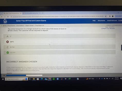 Short Sale Initial Equity Requirement Rseries7exam