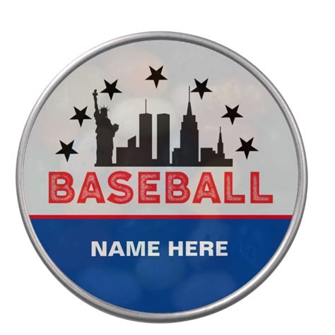 Custom Baseball Candy Tin Great Ts Or Party Favors