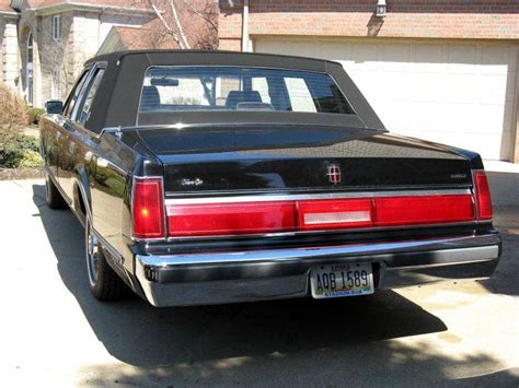 1986 Lincoln Town Car Signature Series Classic Cars And Muscle Cars