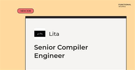 Functional Works On Linkedin Senior Compiler Engineer In San Francisco