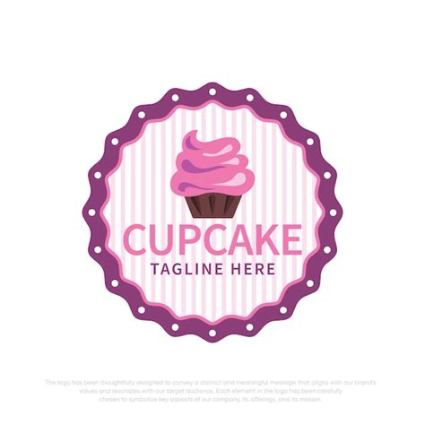 Design De Logotipo De Bolo De Copo Logotipo De Bolo De Copo Logotipo