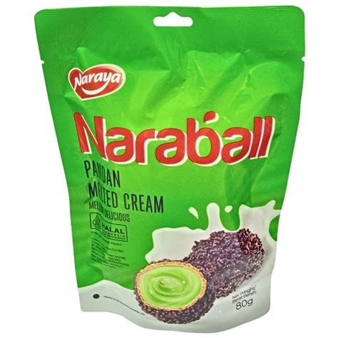Jual S20475 Naraya Narabal Pandan Melted Cream Wafer 80gr Maju Bersama
