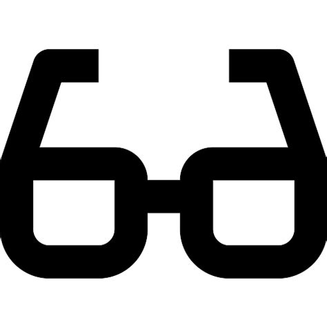 Glasses Icon Vector 3