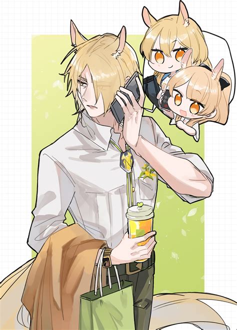 Nearl Blemishine And Mlynar Arknights Drawn By Yakotausuk Yako