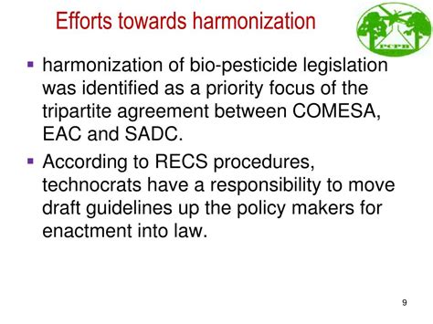 Ppt Harmonization Of Biopesticide Regulatory Framework Powerpoint