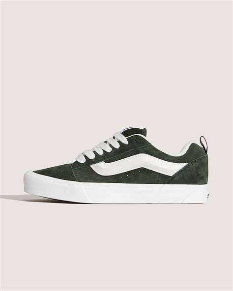 Knu Skool Shoes In Green Vans Ie