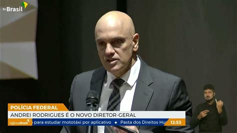 Andrei Rodrigues é O Novo Diretor Geral Da Pf Repórter Brasil Tarde