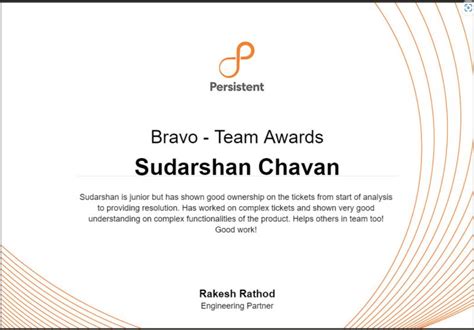 Sudarshan Chavan On Linkedin Teamwork Recognition Appreciation