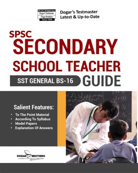 Spsc Secondary School Teacher Sst General Bs 16 Guide Book