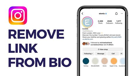 How to Remove Link From Instagram Bio 2024 - YouTube